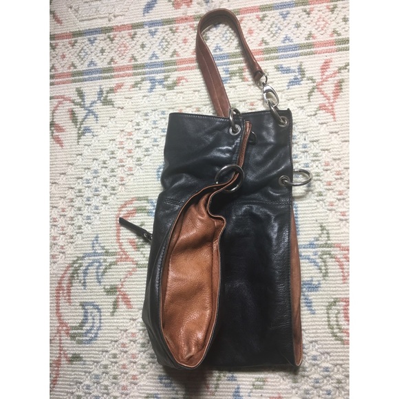 borse in pelle | Bags | Borse In Pelle Leather Foldover Purse | Poshmark